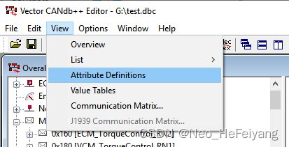 Vector CANdb++ Editor使用和配置-CSDN博客