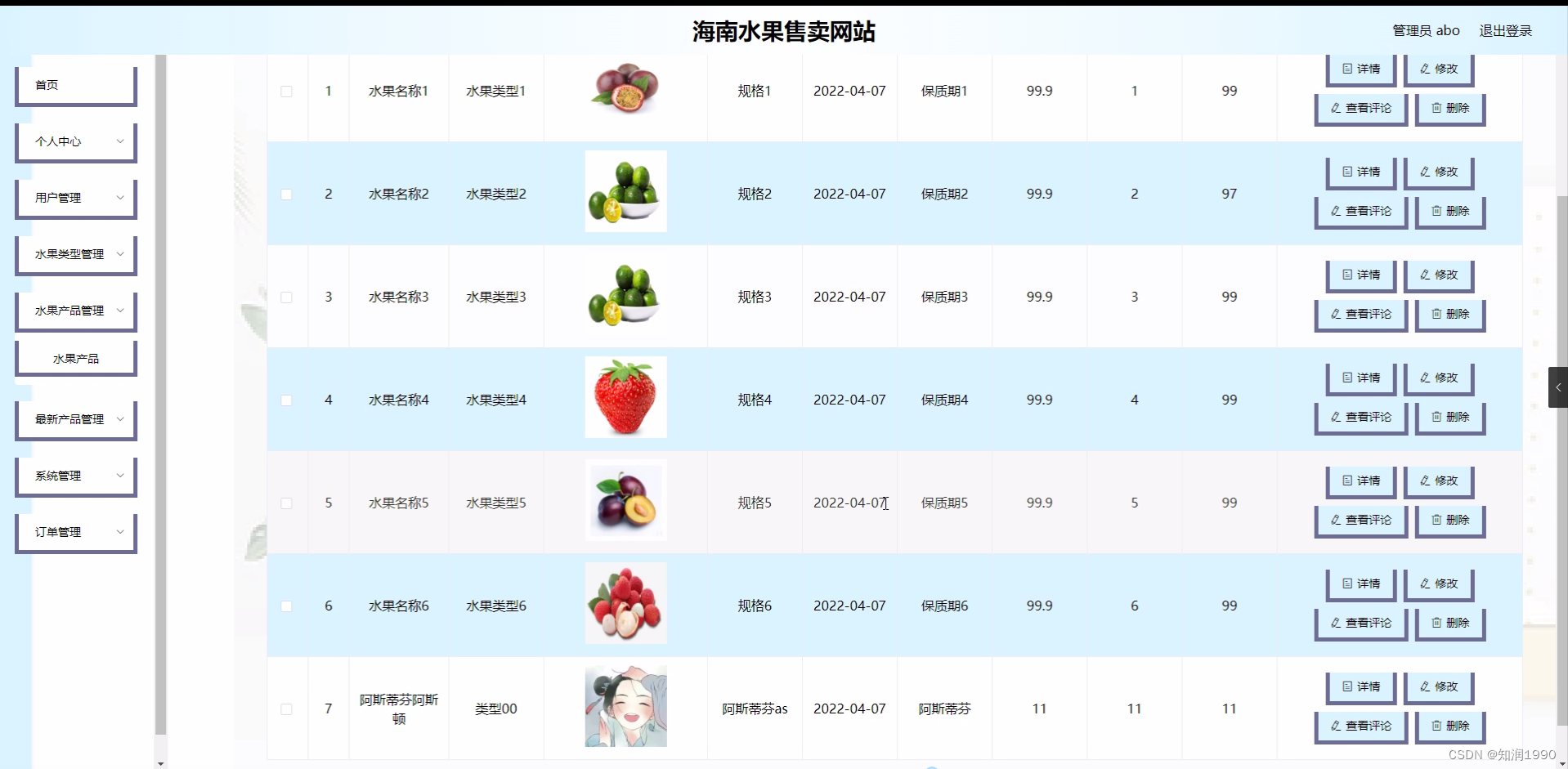Springboot毕设项目海南水果售卖网站61dkf(javavuemybatismavenmysql)springboot Vue Mysql 水果销售网站 水果商城