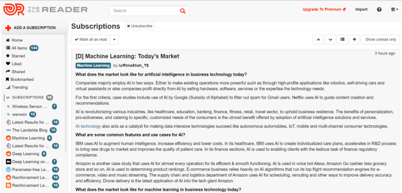 RSS服务，theoldreader.com直搜，高效阅读器_the old reader怎么注册-CSDN博客