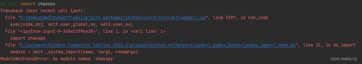 运行import一个包的时候出现：module = self._system_import(name, *args, **kwargs)_system.import-CSDN博客