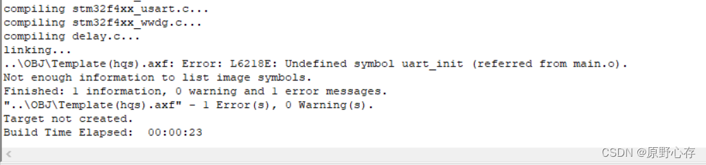 Error: L6218E: Undefined symbol delay_init (referred from main.o)解决Keli5工程文件创建过程遇见的问题-CSDN博客