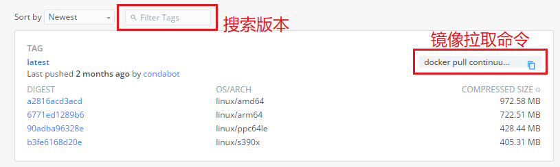 docker下载安装conda镜像_anaconda docker镜像下载-CSDN博客