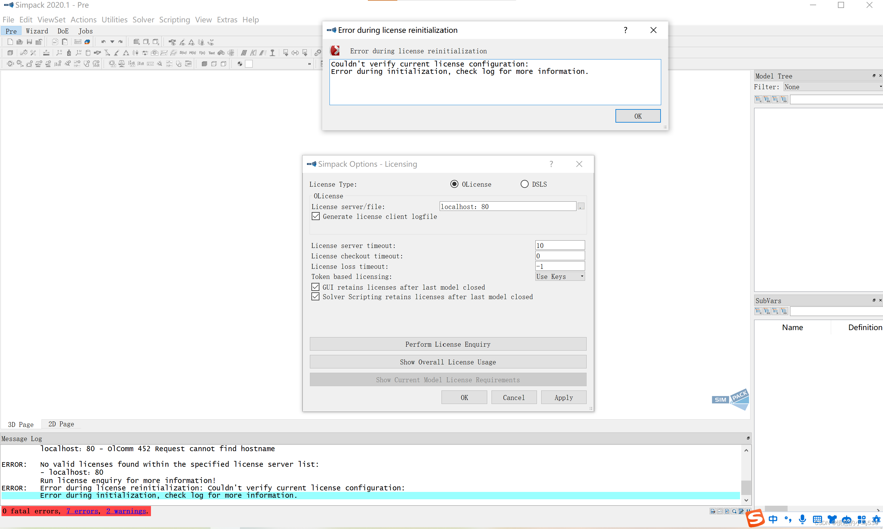 simpack2020安装问题_simpack安装失败-CSDN博客
