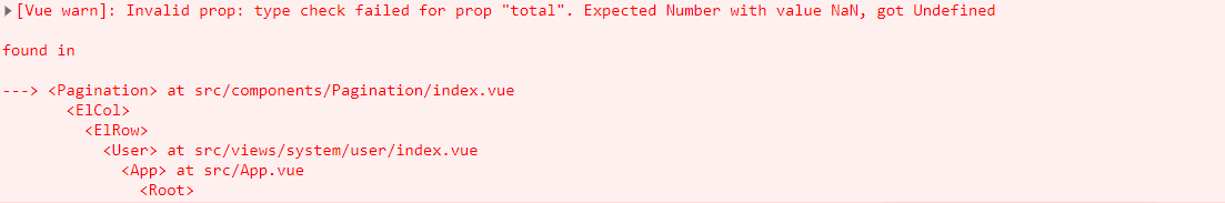 [vue Warn] Invalid Prop Type Check Failed For Prop “total“ Expected Number With Value Nan Csdn博客