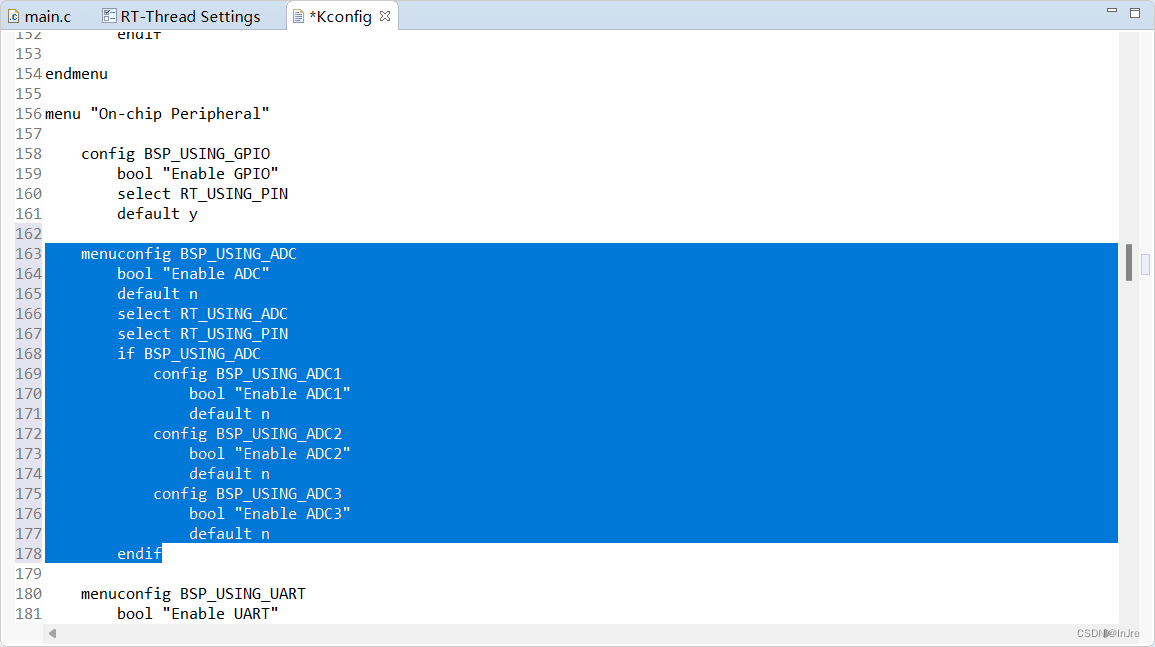 RT-Thread studio下开启使用ADC 测量芯片温度_rtthread studio adc使用-CSDN博客
