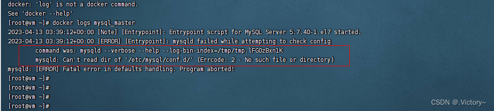 Mysqld Can‘t Read Dir Of ‘etcmysqlconfd‘ Errcode 2 No Such File Or Directory 