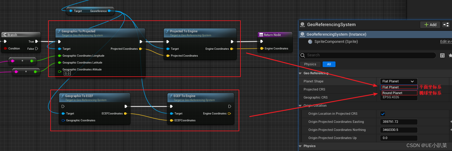 UE 基于Georeference插件 将 百度坐标系转换为 UE内部坐标_ue5 georeference-CSDN博客