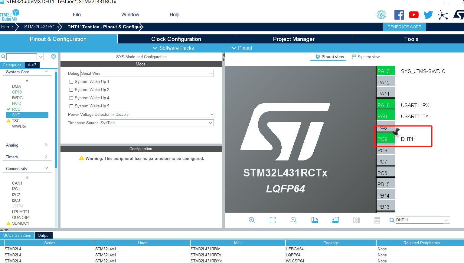 STM32L431(CubeMX)使用DHT11读取环境温度与湿度并通过串口打印_dht11 stm32l-CSDN博客