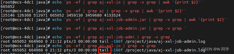 重启脚本查出多个pid情况_grep -v grep |awk '{printf $2}'返回多个了 pid-CSDN博客