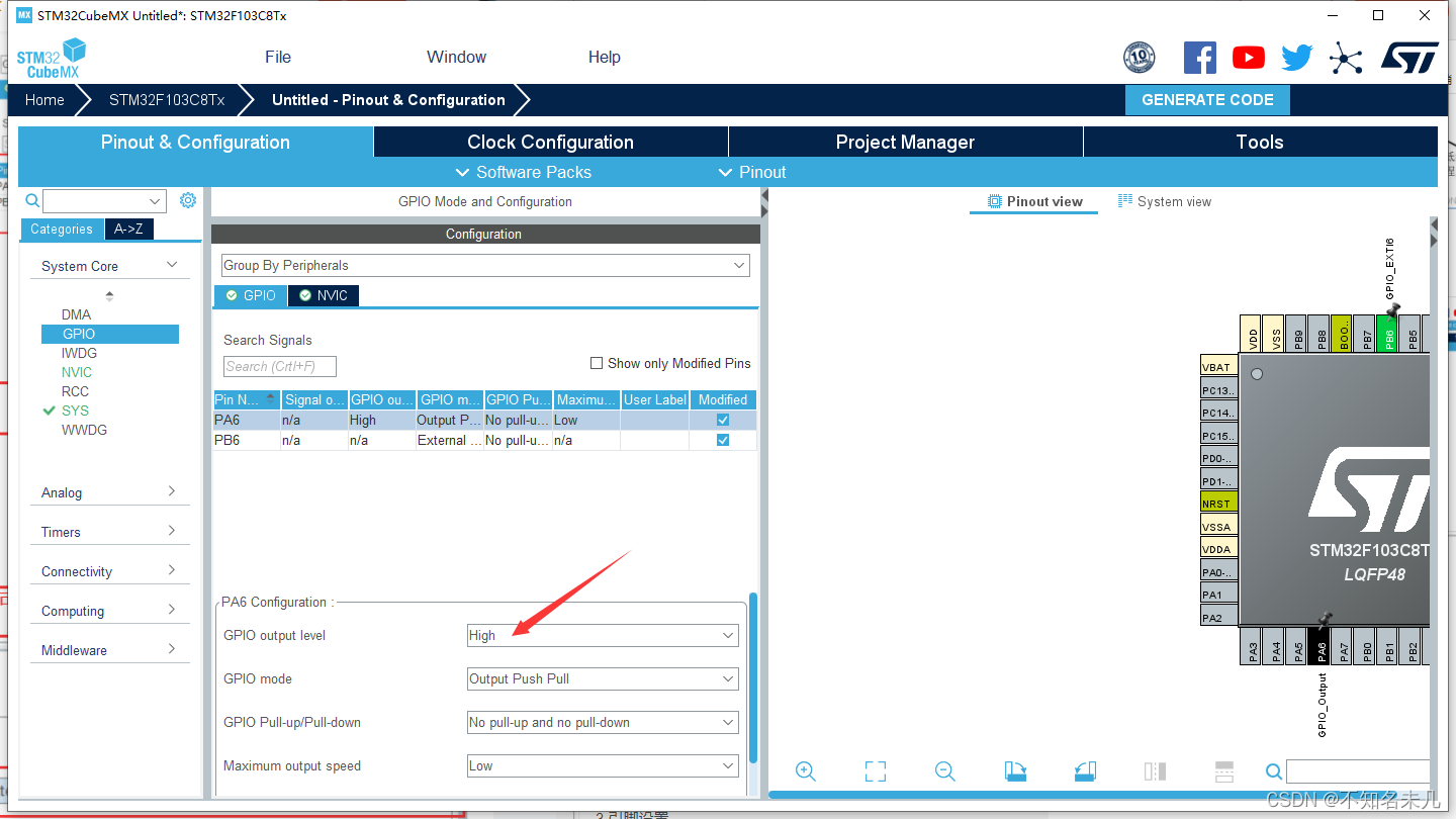 【嵌入式系统开发10】stm32中断及流水灯stm32f103c8t6 Pb8 中断 Csdn博客