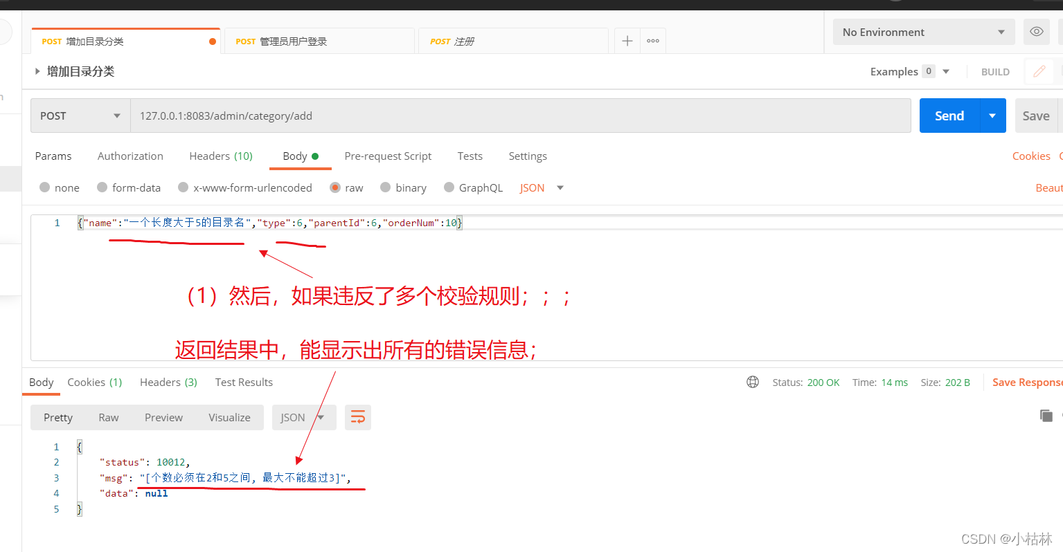 Spring Boot电商项目24:商品分类模块三:使用【valid注解】校验入参;(重点是:处理