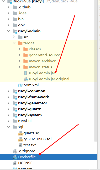 使用docker部署nginx+mysql+redis+springboot若依前后端分离项目_若依前后端分离阿里云nginx部署-CSDN博客
