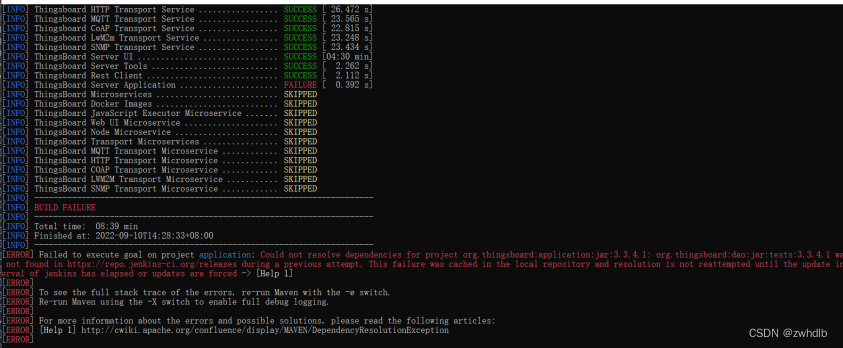 thingsboard版本3.3.4.1编译问题总结_couldn't find the binary git-CSDN博客