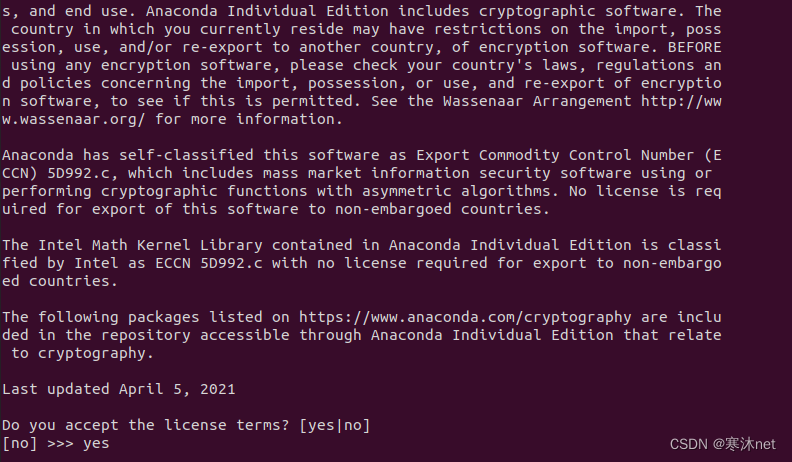 ubuntu20.04安装Anaconda并默认激活conda base环境_conda激活base环境-CSDN博客