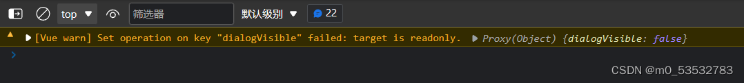 [Vue warn] Set operation on key “xxx“ failed: target is readonly. Element-UI踩坑分享！！！_[vue warn ...