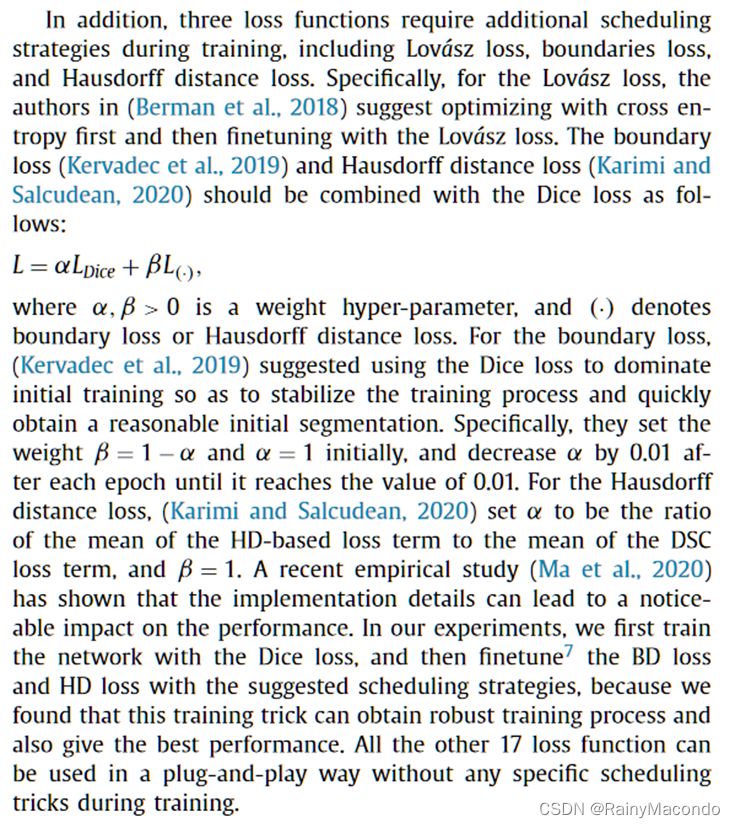 【深度学习】【文献阅读】医学图像分割中的loss函数选择-Loss odyssey in medical image segmentation ...
