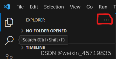 vscode左侧面板没有OPEN EDITORS-CSDN博客