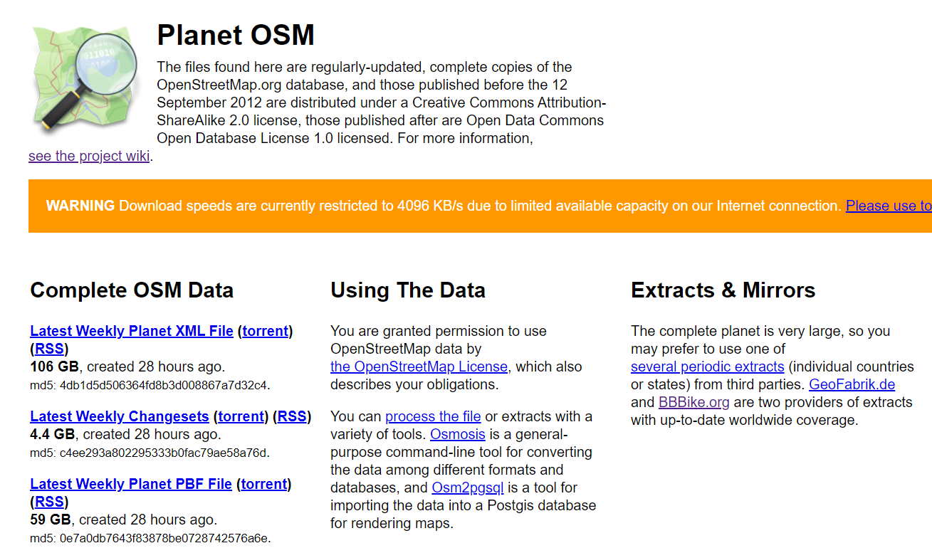 OpenStreetMap网页界面介绍与OSM数据多种下载渠道及方式对比_openstreet网页版-CSDN博客