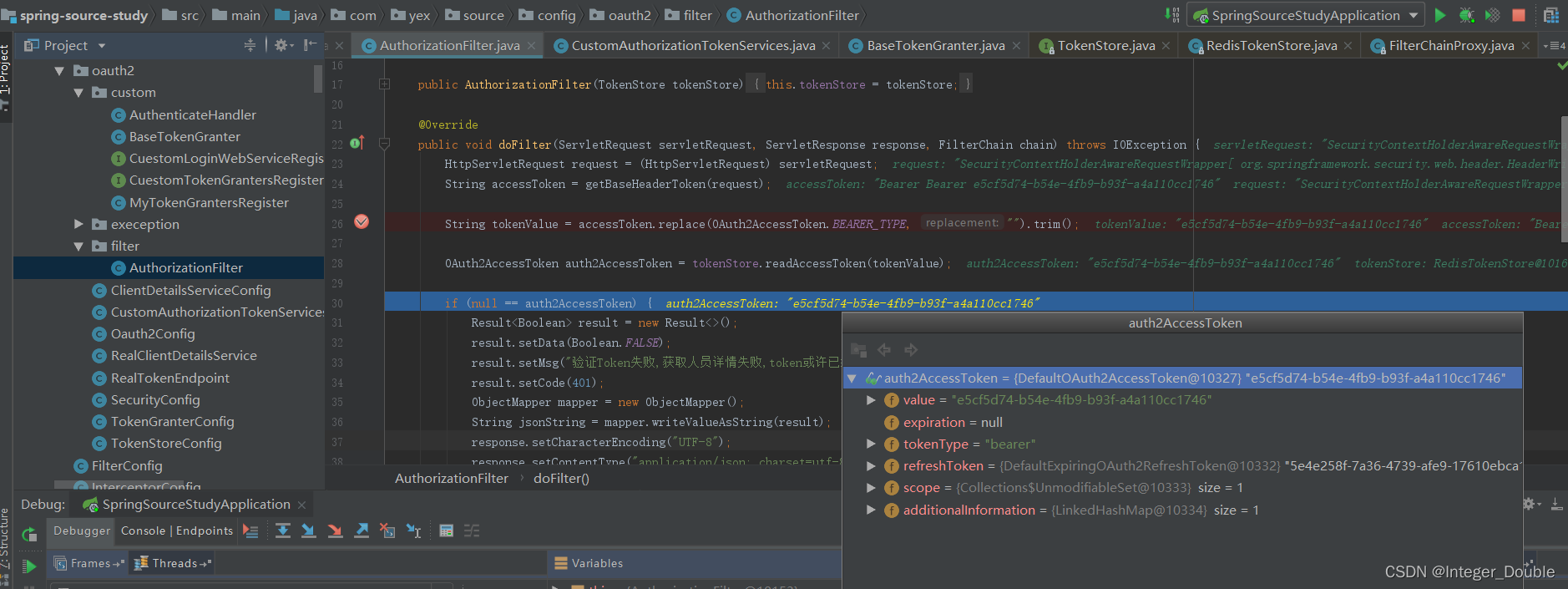 spring-cloud-starter-oauth2 密码模式认证过程-CSDN博客