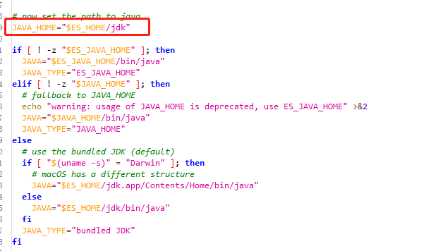 elasticsearch7.X.X 已配置JAVA_HOME的情况下使用自带jdk_,found [java home=2es home jdk]-CSDN博客