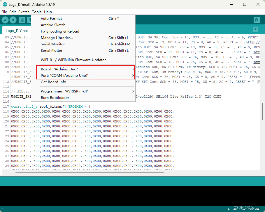 【1.3INCH_OLED_IIC_SH1106】在Arduino UNO开发板上的运用_sh1106 arduino-CSDN博客