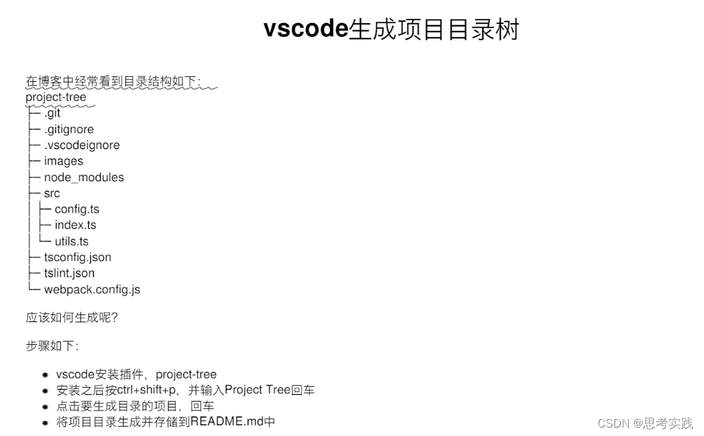 Vscode：Project-tree插件-CSDN博客