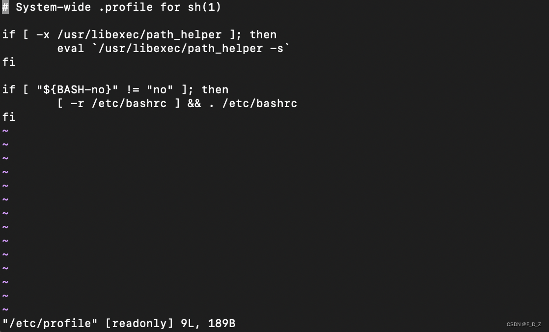【vim】通过vim编辑器打开、修改、退出配置文件_vim profile-CSDN博客