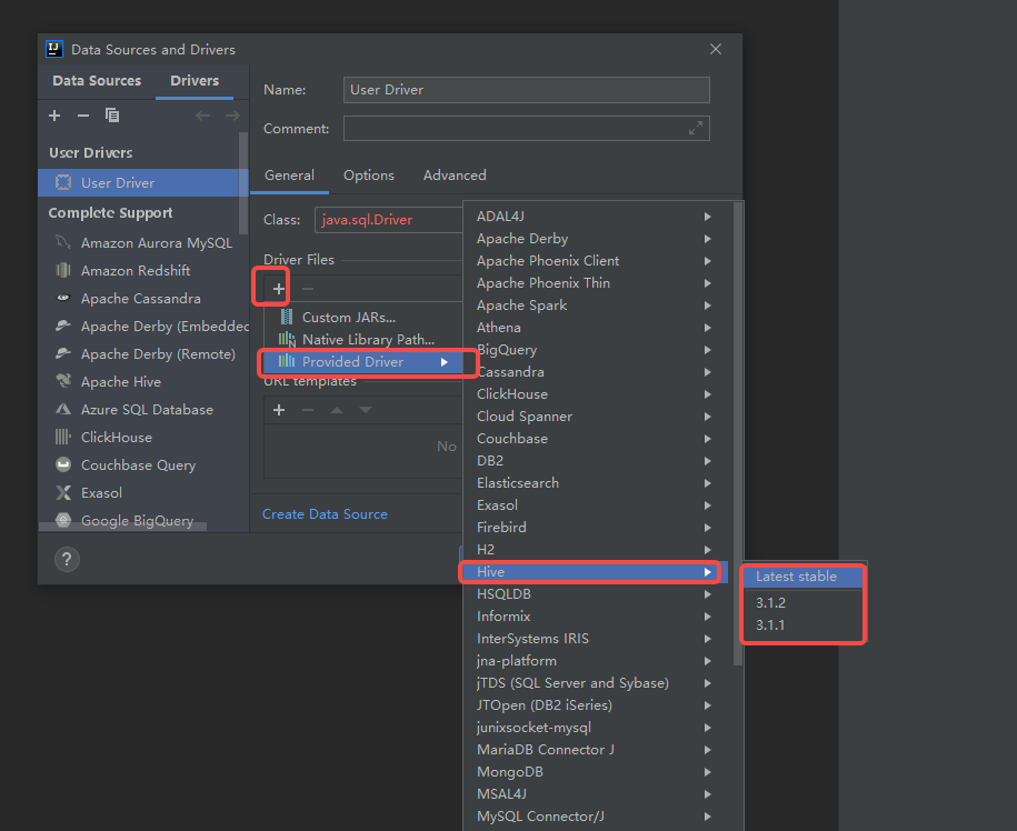 使用IDEA Database Tool连接Hive数据库_idea database 连接hive-CSDN博客