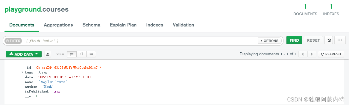CRUD using Mongoose使用Mongoose进行数据库操作_moogoose 获取数据-CSDN博客