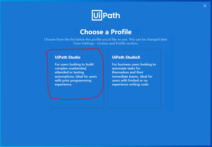 第一次打开UiPath Studio要设置的内容_uipath怎么设置为中文-CSDN博客
