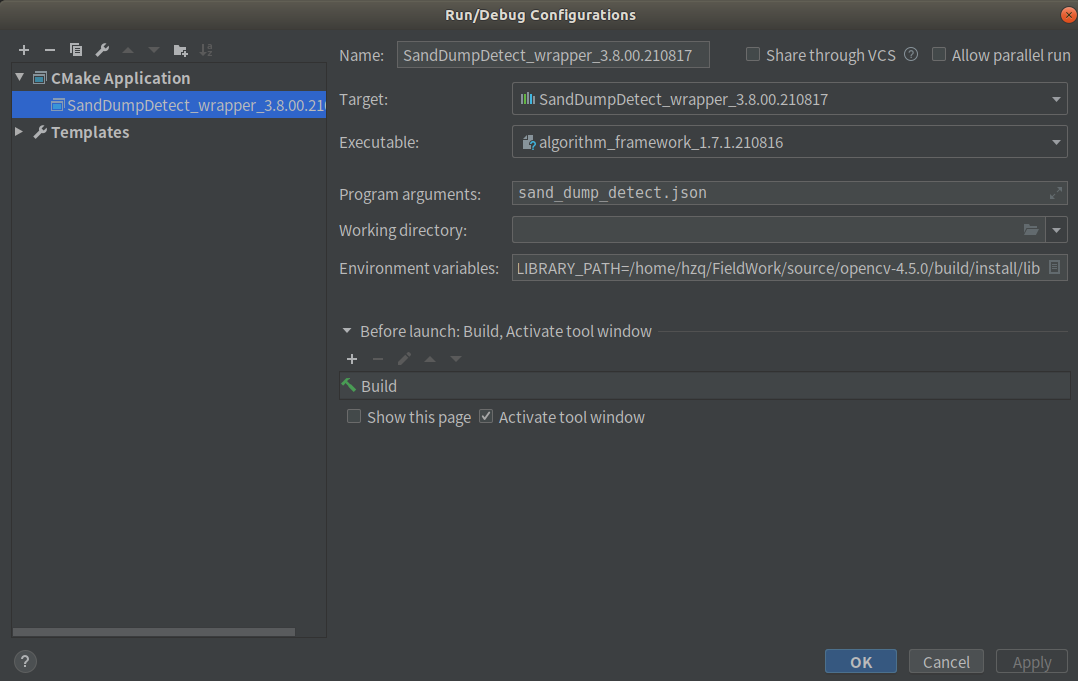 clion运行时的edit configuration设置_clion如何editconfig-CSDN博客
