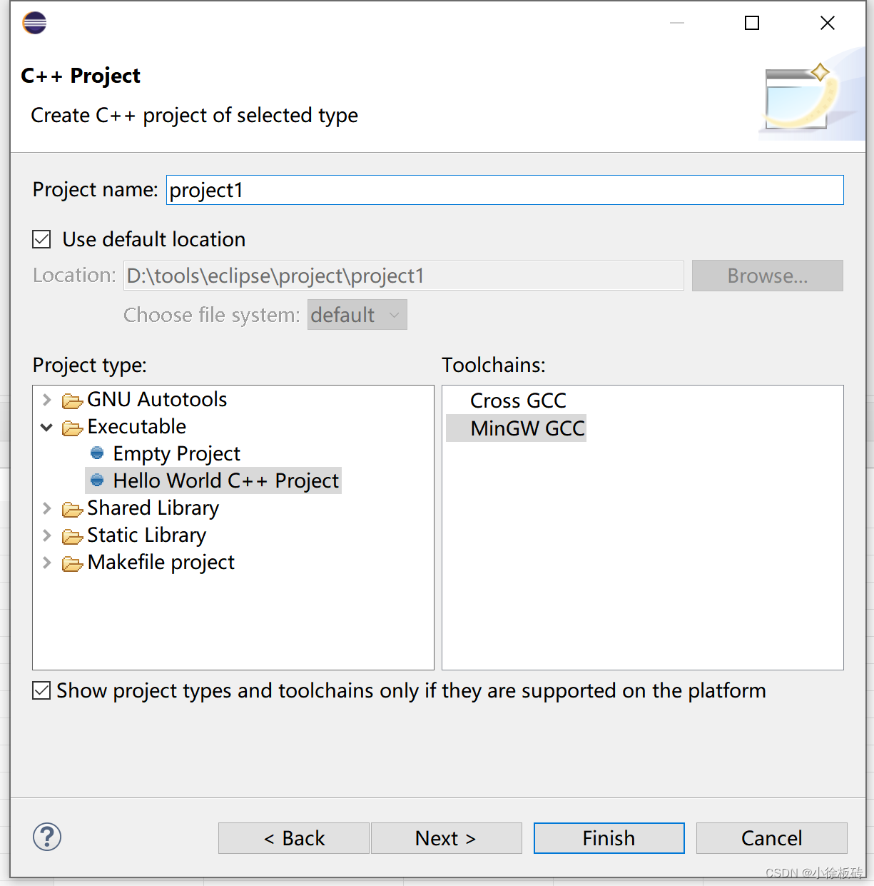 eclipse 创建C项目_eclipse cdt怎么新建c语言项目-CSDN博客