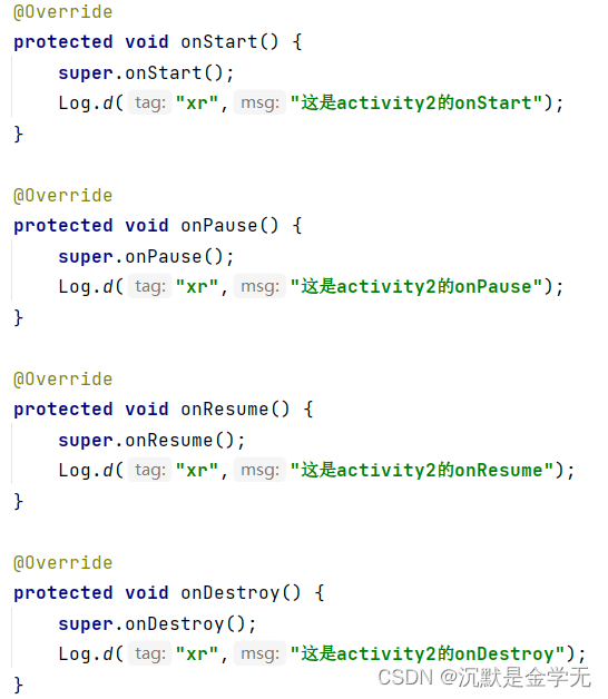 作业2:activity的生命周期与跳转 New Activityresultcontracts Startactivityforresult