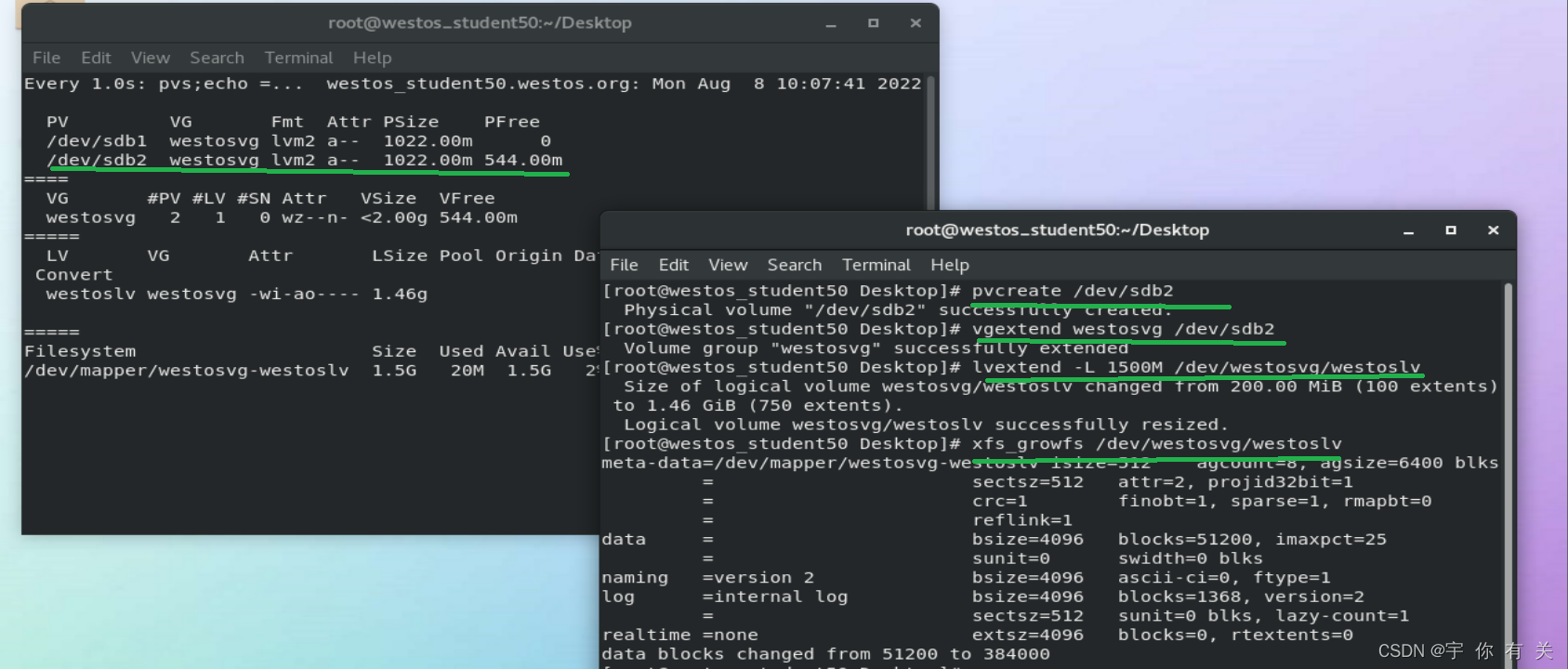 Linux高级存储管理linux Size Used Csdn博客 