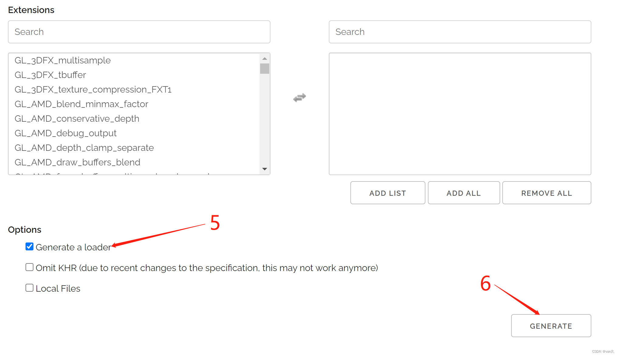 OpenGL第三方库：glad初始了解与下载_glad官网-CSDN博客