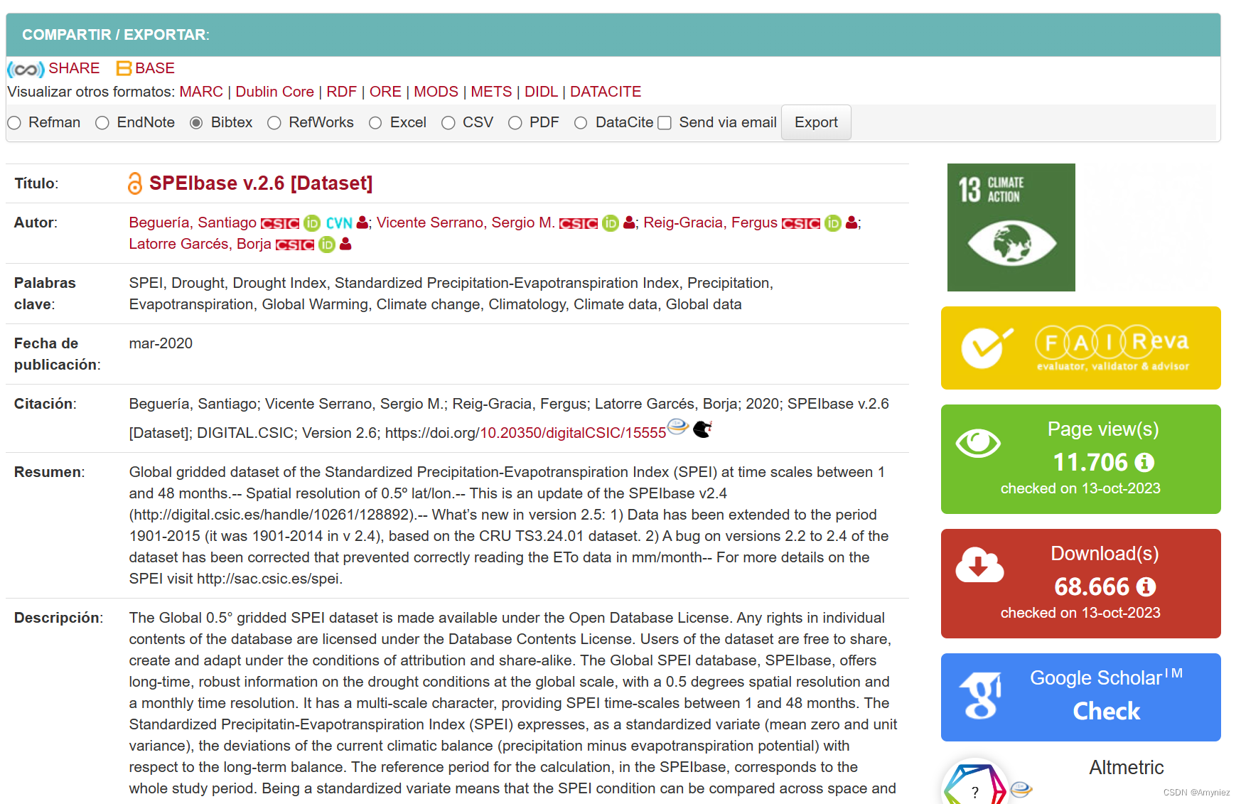 GIS、遥感和生态等领域常用数据集汇总【数据集】_spei数据集-CSDN博客