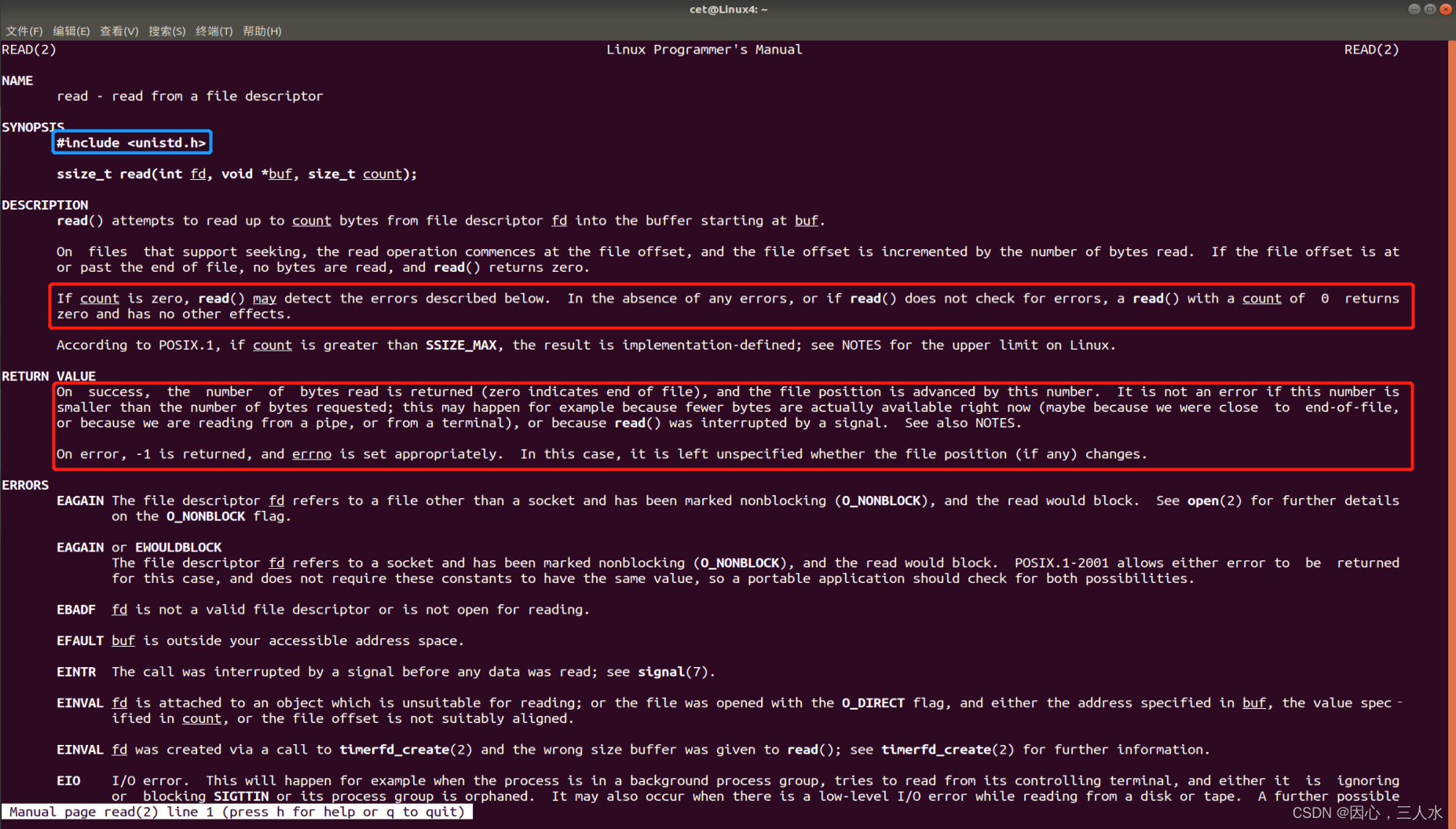 【linux系统编程】11 Read Write函数 Csdn博客