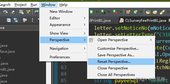 【便捷开发】eclipse恢复默认窗口_eclipse运行窗口还原-CSDN博客