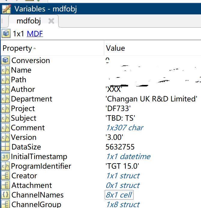 使用matlab处理INCF采集数据，mdf（.dat）格式文件，并将将其写入excel文件_matlab 读取inca数据格式-CSDN博客