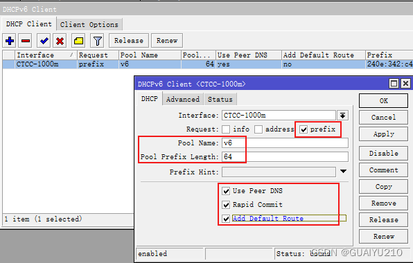 RouterOS（ROS）IPv6/IPv4双栈配置_ros ipv6-CSDN博客