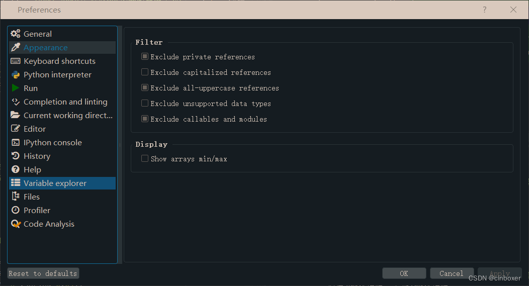 [debug#1] Spyder 的 Variable explorer 中变量未显示_spyder varibale explorer参数不更新-CSDN博客