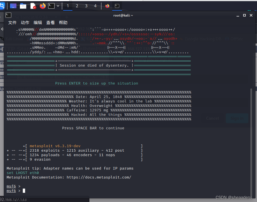 在KaLi Linux中使用Metasploit_kali linux metasploit使用教程-CSDN博客