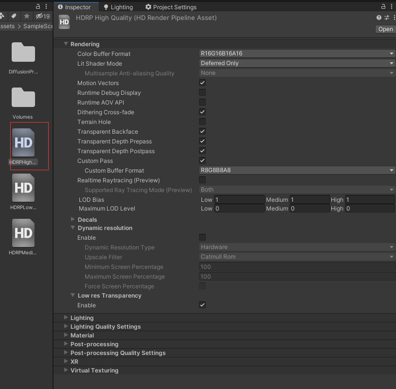 unity HDRP配置 Volume设置_unity volume-CSDN博客