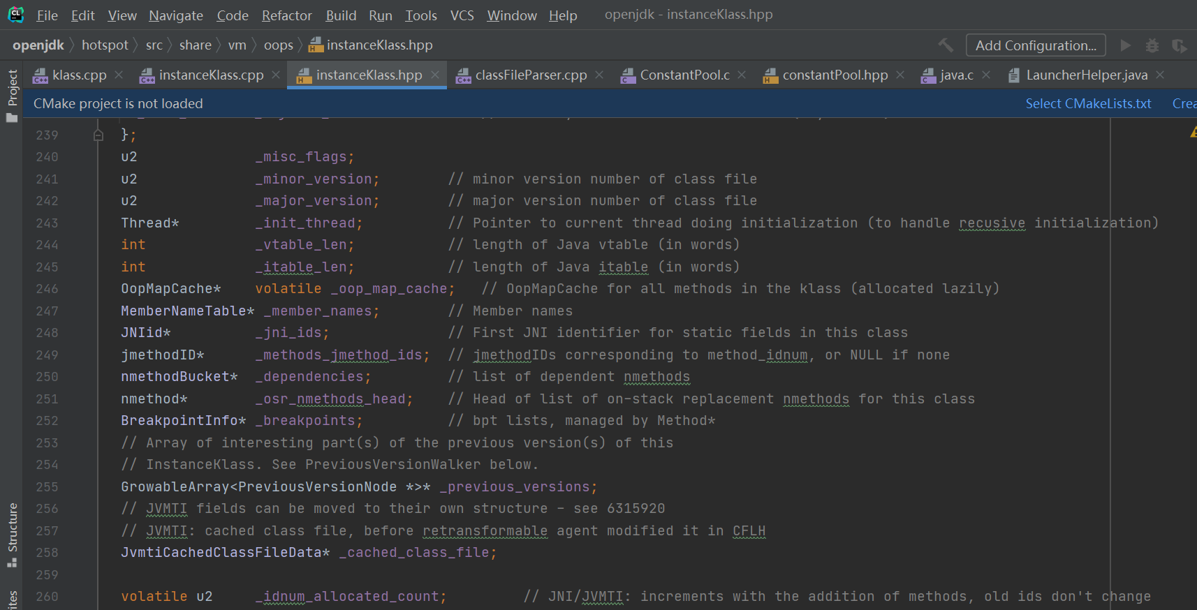 Java类加载之Class对象到Klass模型_instanceklass-CSDN博客