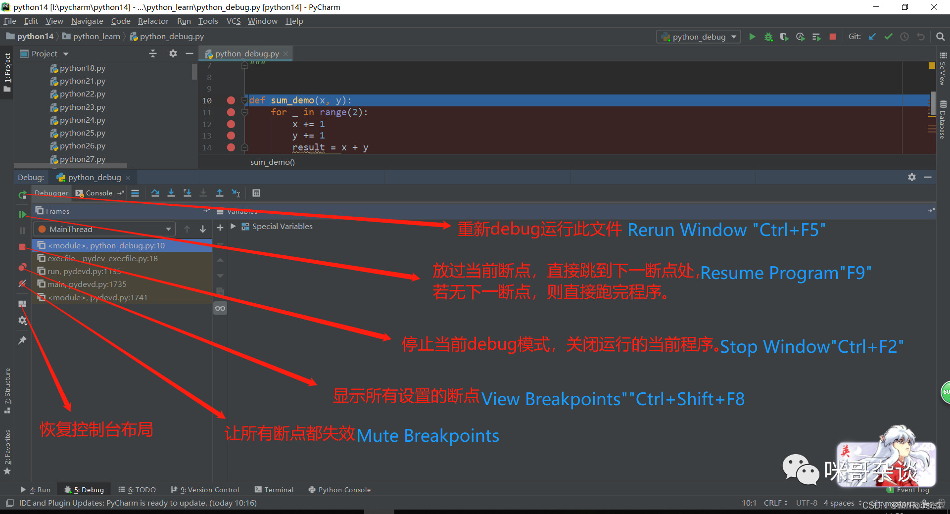 【附完整学习debug代码】debug的深入学习理解 Csdn博客