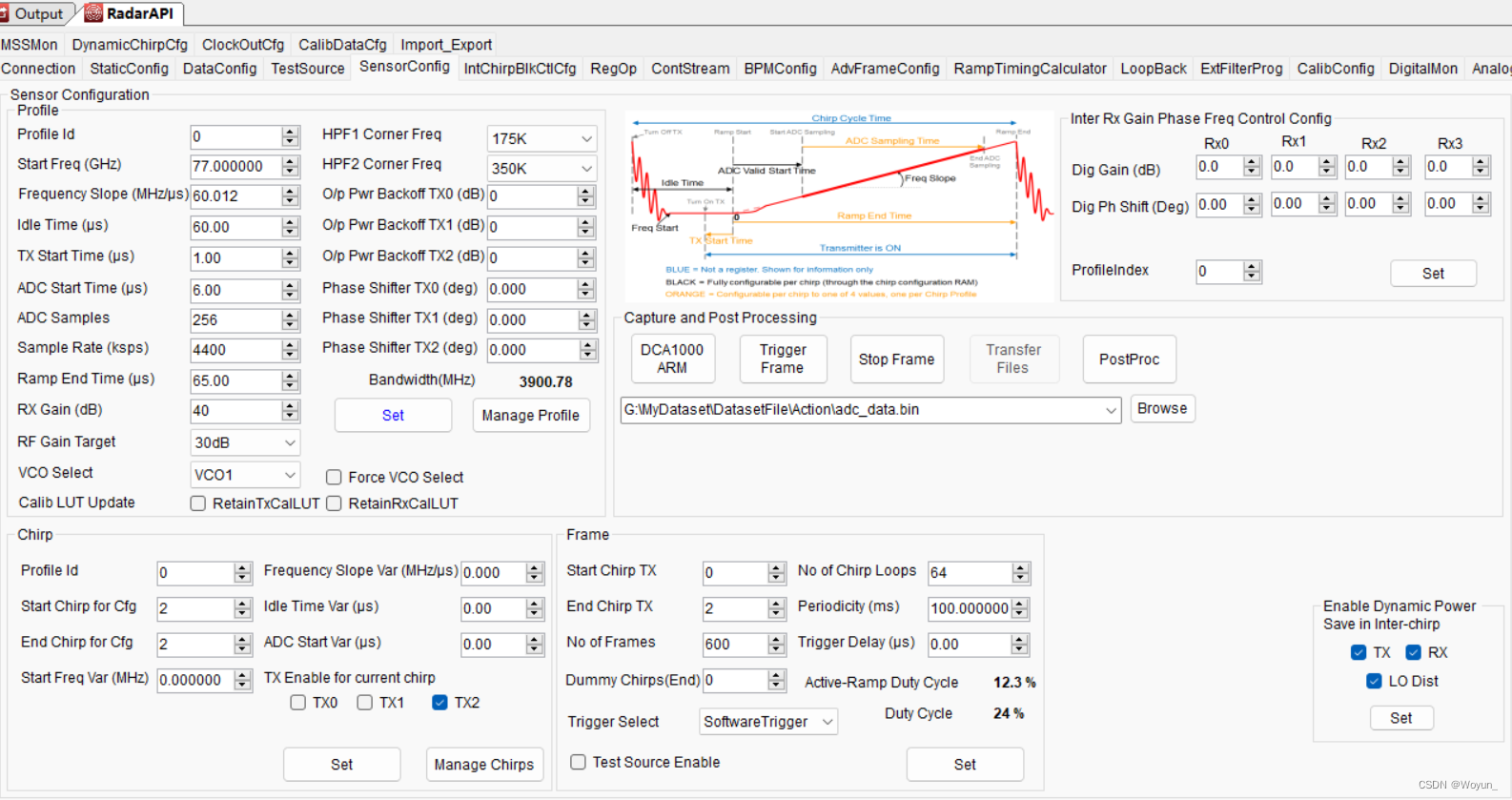 使用LUA脚本，通过Matlab控制mmWave Studio，一键实现DCA1000参数配置和雷达数据采集_mmwavestudio设置点云-CSDN博客