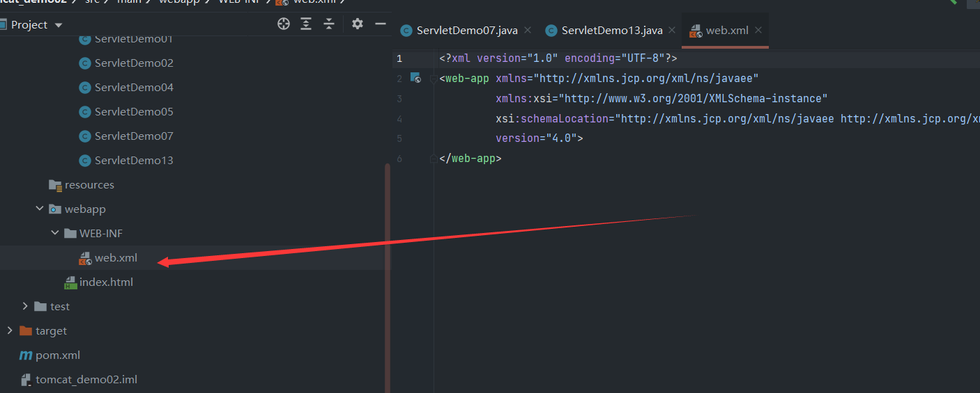 Javaweb - Servlet urlPattern配置细节，以及xml配置Servlet演示_webservlet 获取urlpatterns-CSDN博客