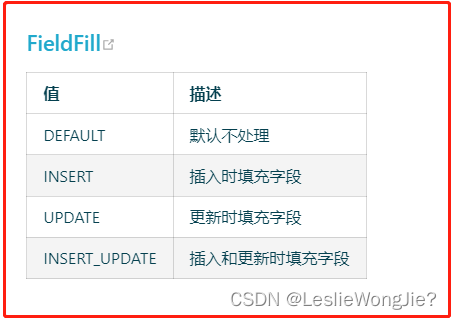Mybatis-Plus自动填充功能@TableField（FieldFill）_@tablefield(fill = fieldfill.insert)-CSDN博客