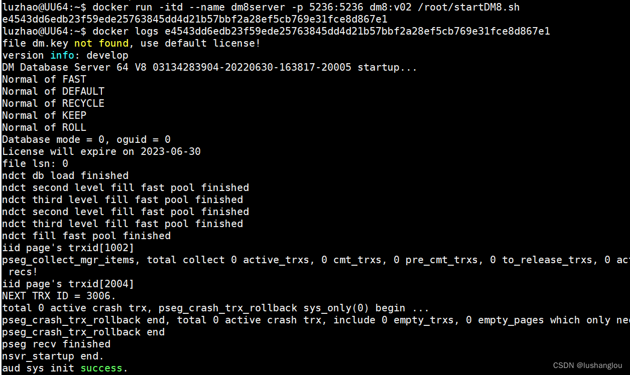 DM8的ubuntu docker镜像制作_dm docker镜像-CSDN博客