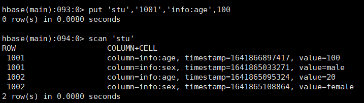 【HBase】TimeStamp的作用_hbase timestamp-CSDN博客